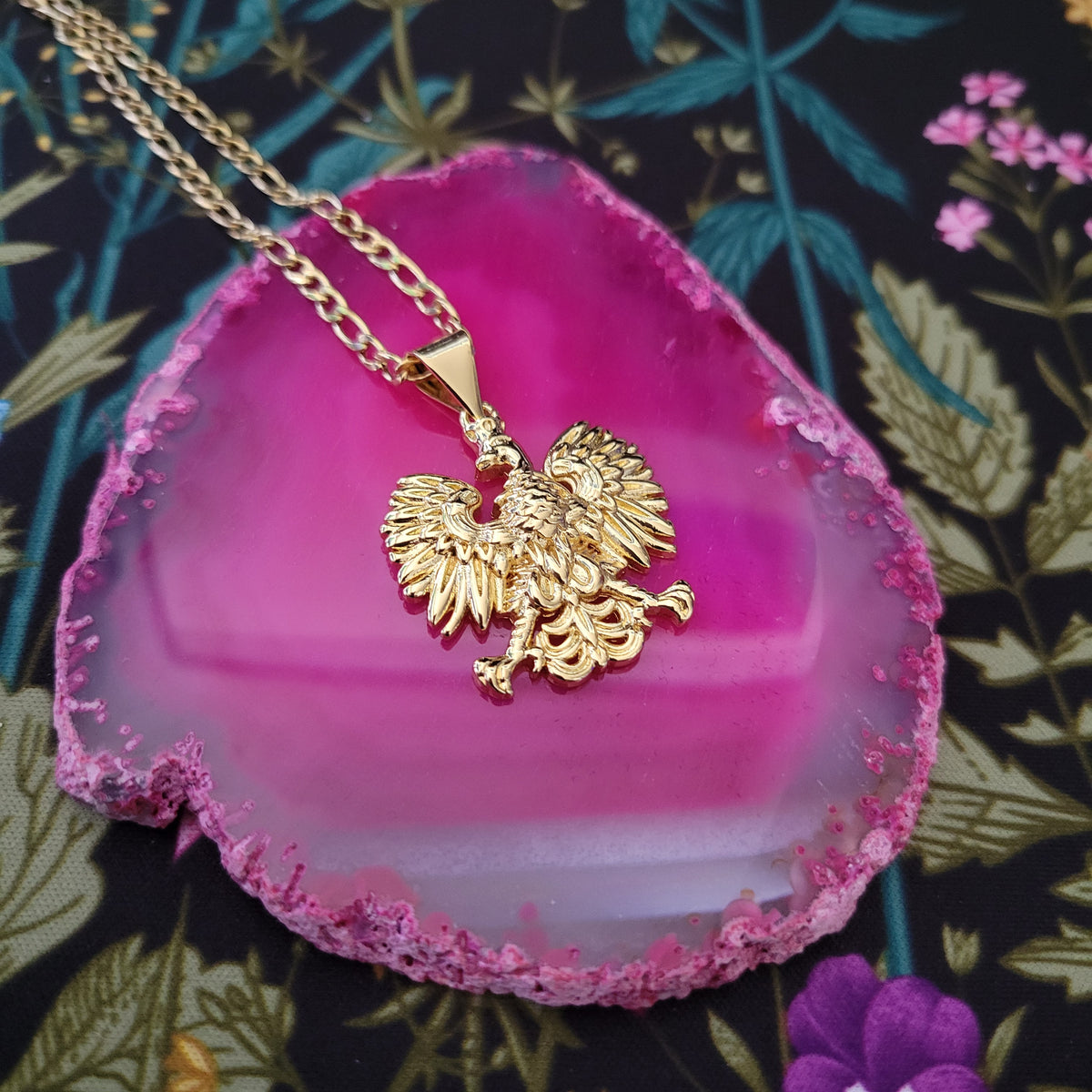 Polish Eagle Unisex Gold Necklace – My Polish Heritage