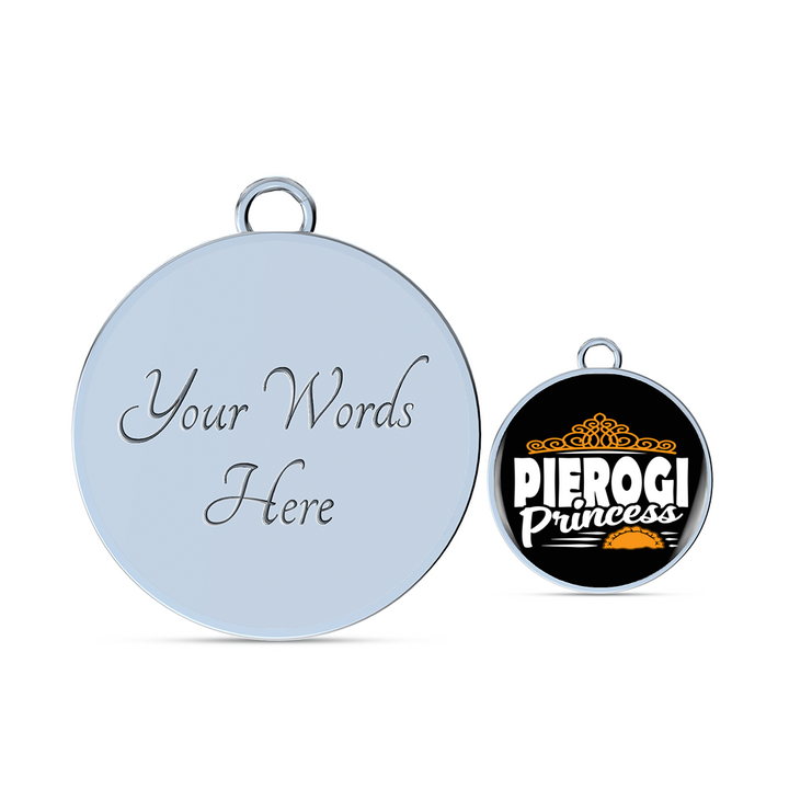 Pierogi Princess With Black Circle Charm Bangle – My Polish Heritage