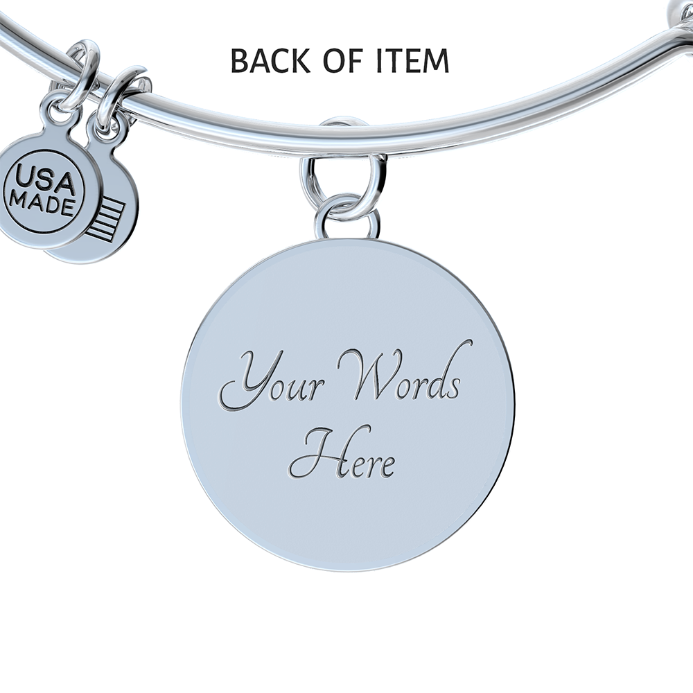 Pierogi Princess With Black Circle Charm Bangle – My Polish Heritage