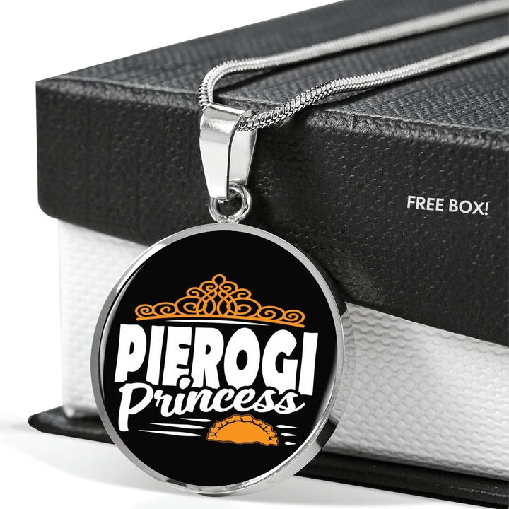 Pierogi Princess With Black Circle Charm Bangle – My Polish Heritage