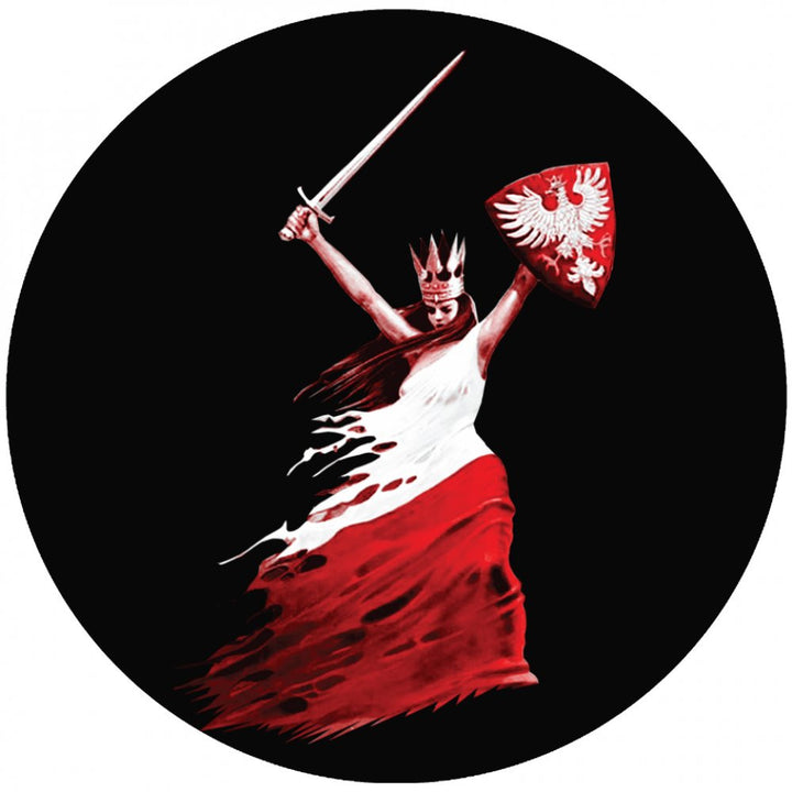 Polish Woman Warrior With Black Circle Charm Bangle – My Polish Heritage